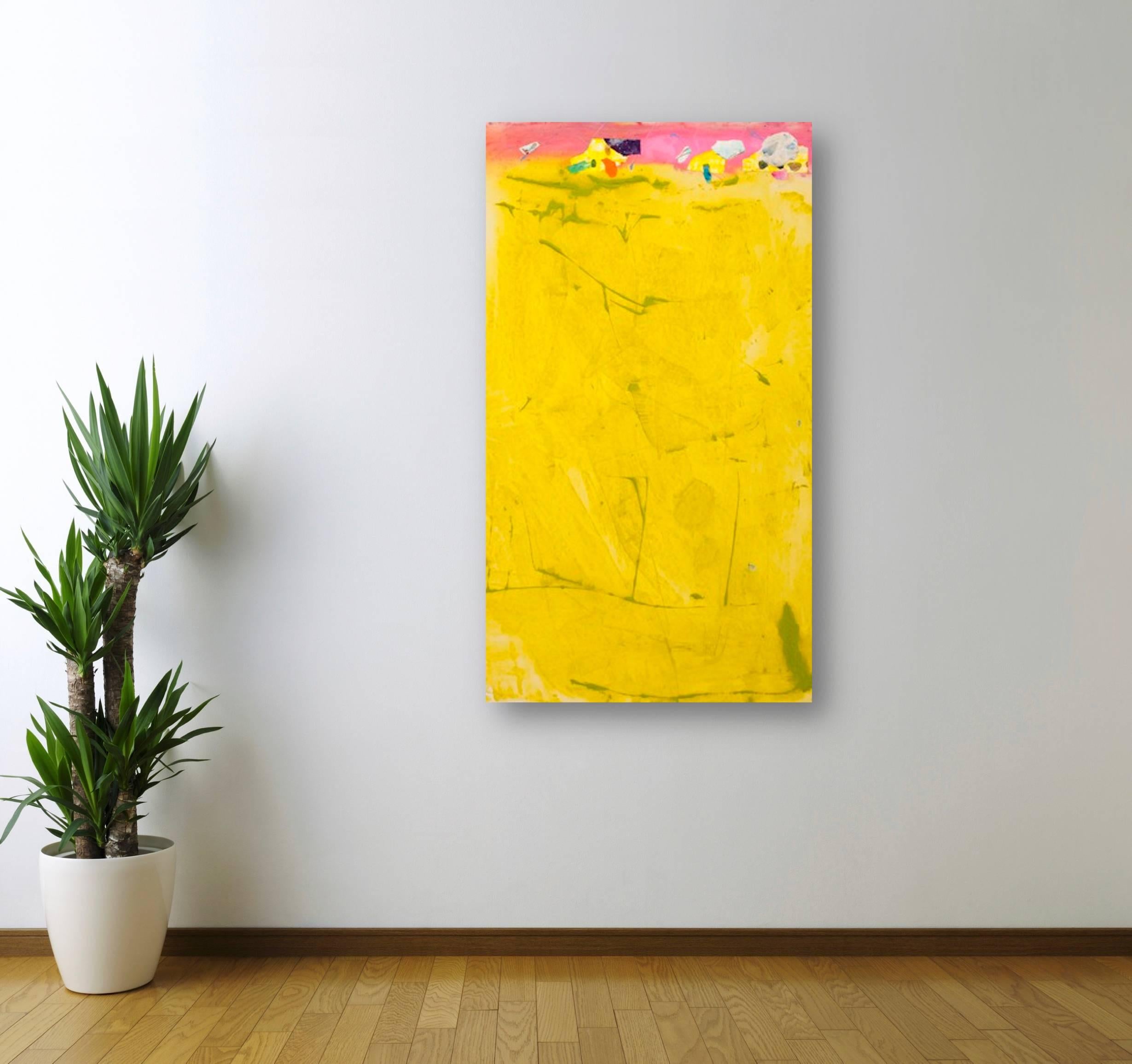 Arthur Yanoff - "Rapture of the King" - Abstract Acrylic and Collage ...