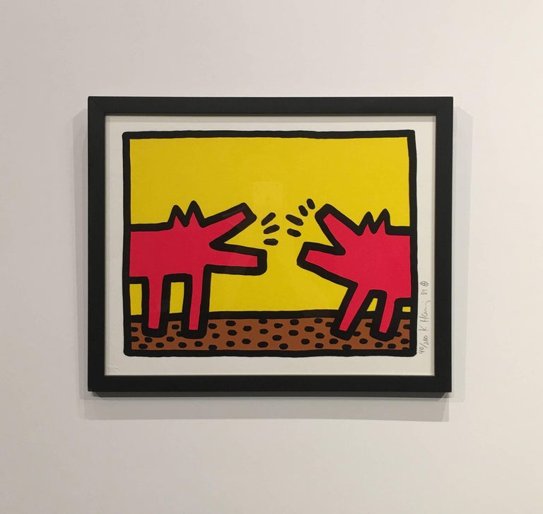 Keith Haring - Barking Dogs, Print For Sale at 1stdibs