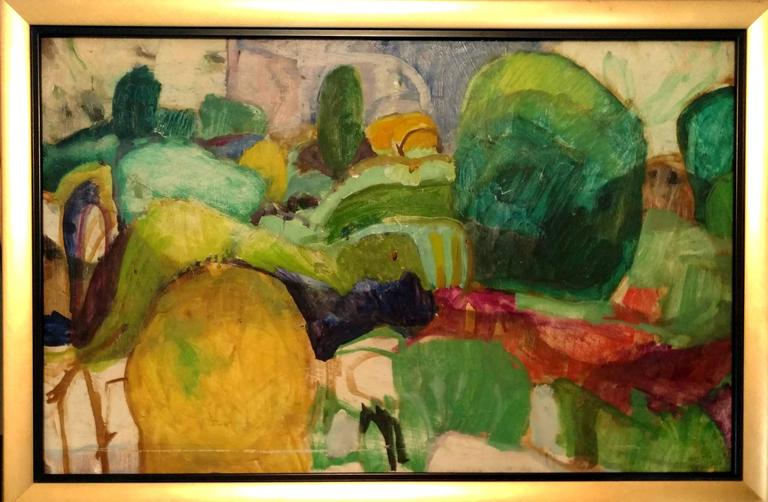 Julian Hatton - Modernist American Abstract Landscape Oil Painting at ...