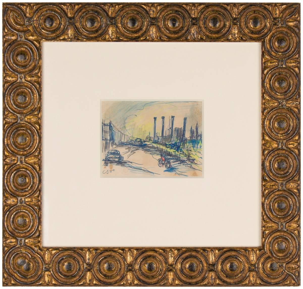 Charles Silberman - Man in Fedora Eating at the Diner For Sale at 1stDibs