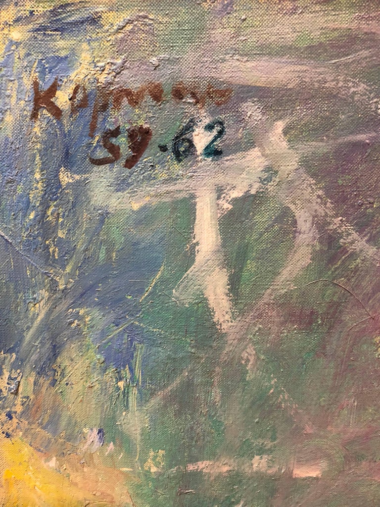 Benjamin Kopman - Portrait of a Gentleman, Large Modernist Oil Painting ...