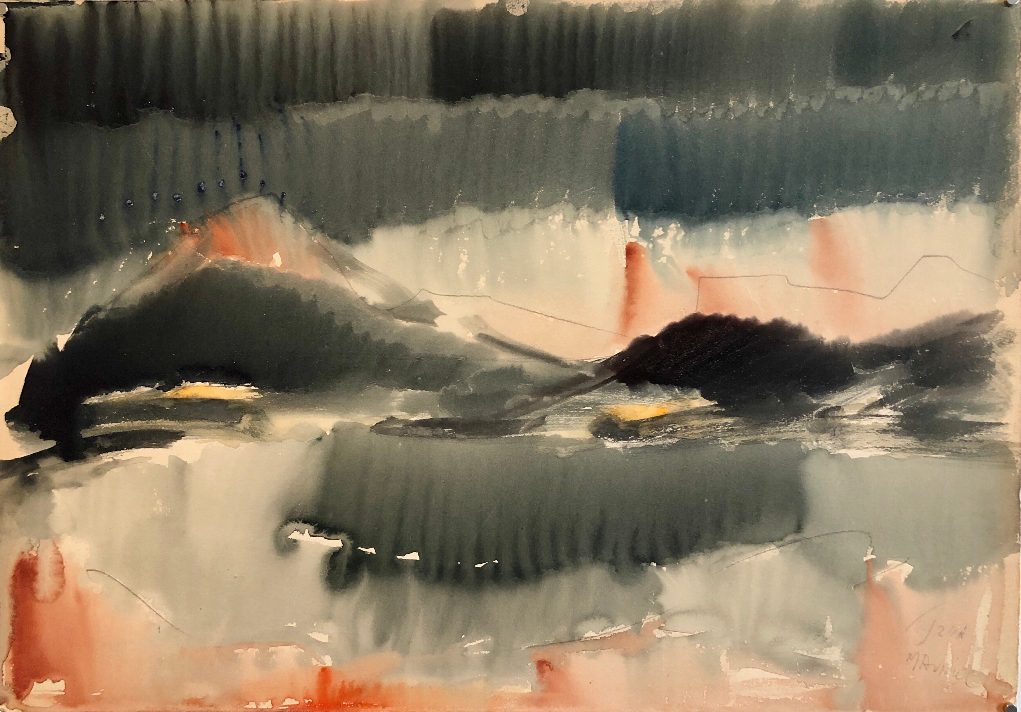 Pierre LeLong - Watercolour by Pierre Lelong Maisons et Chiminees ...