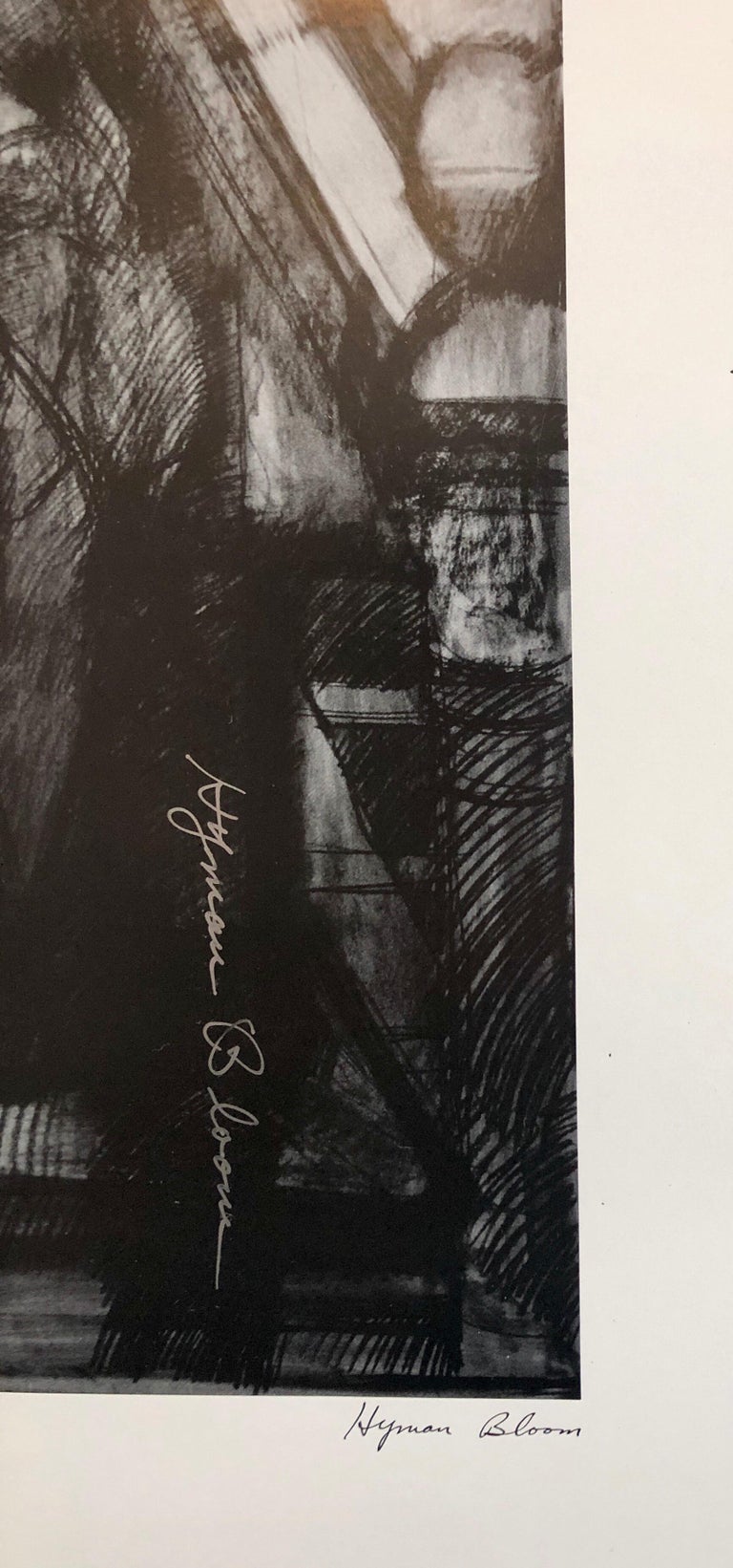 Hyman Bloom - Abstract Expressionist Hyman Bloom Judaica Hand Signed ...