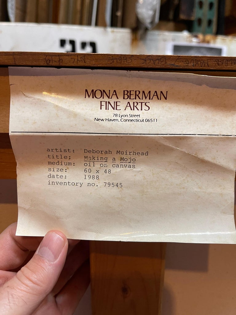 Deborah Dancy - Making a Mojo Large Abstract Oil Painting African ...