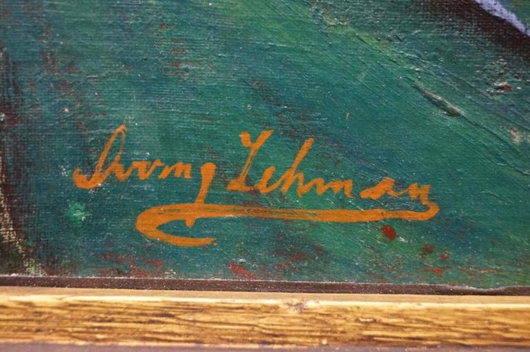 Irving George Lehman - Constructivist Steelworker, Rare WPA oil ...