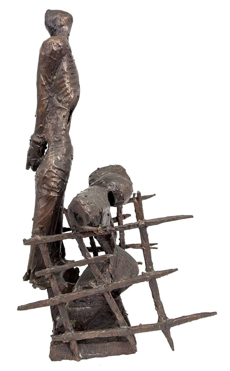 Unknown - Brutalist Bronze Sculpture, Monument to Oppression ...