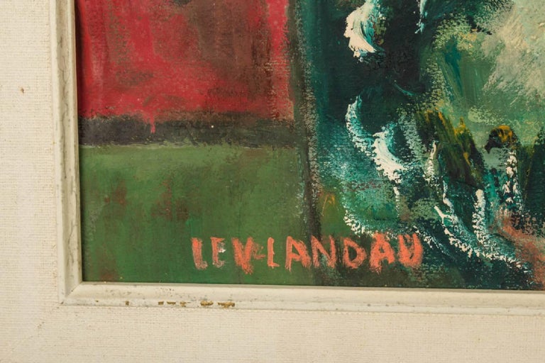 Samuel David Lev-Landau - WPA Period American Modernist Realism Oil Painting For Sale at 1stDibs