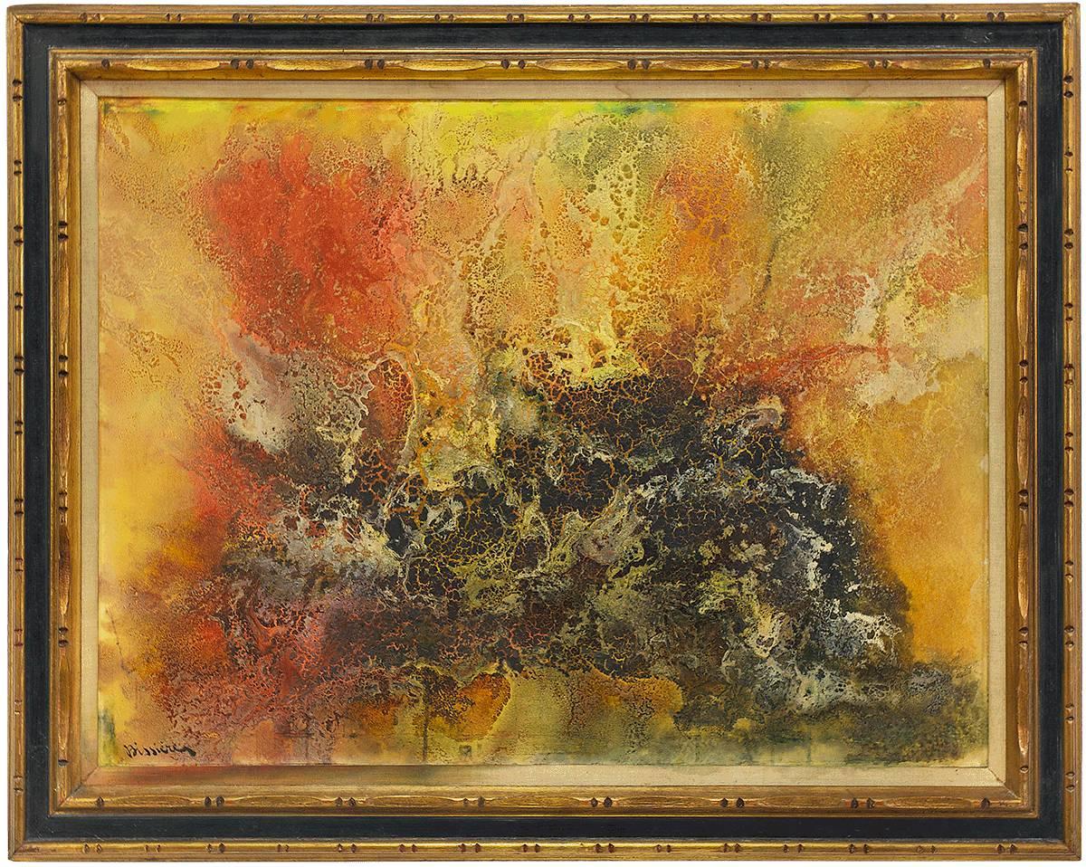 Early 20th Century Abstract Paintings - 45 For Sale at 1stdibs