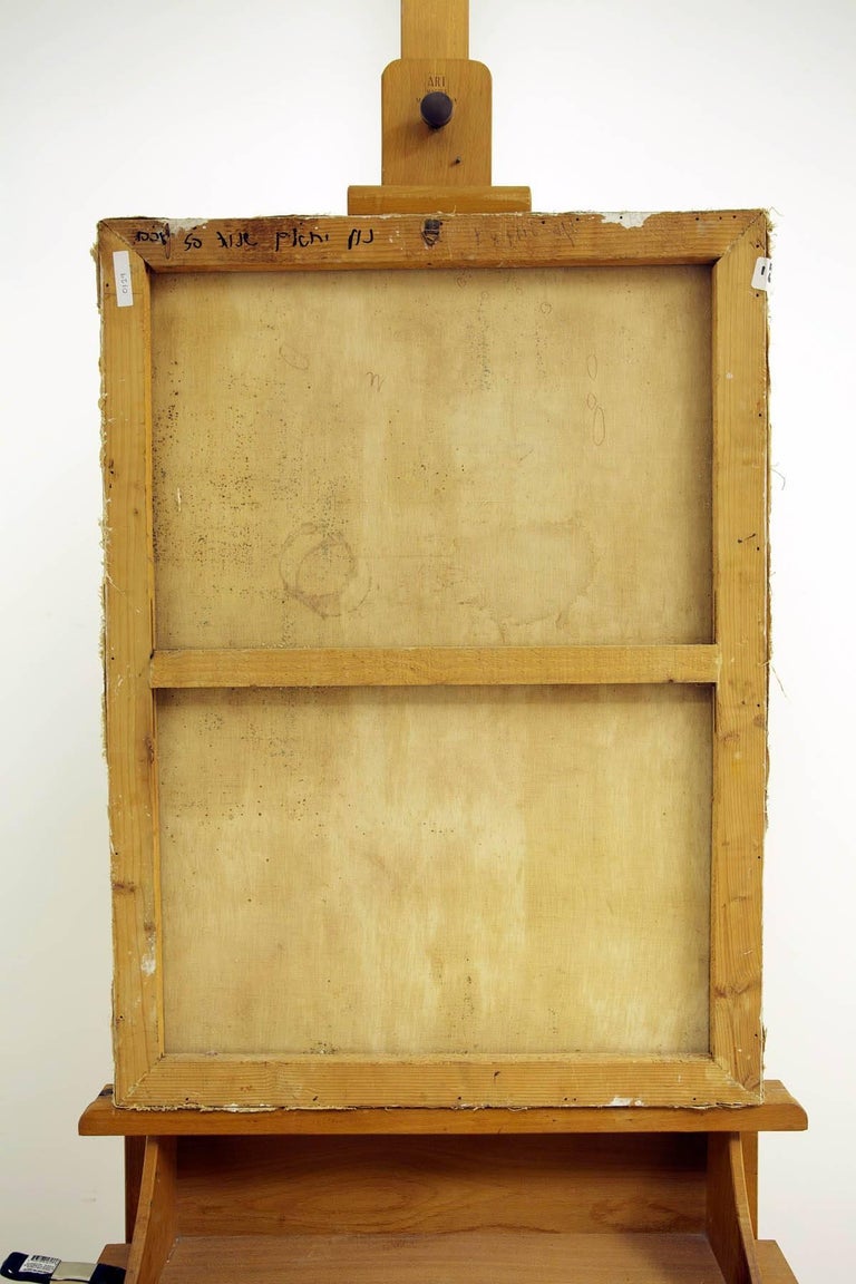 Unknown - Abstract Expressionist Streets of Jerusalem Israeli Painting ...