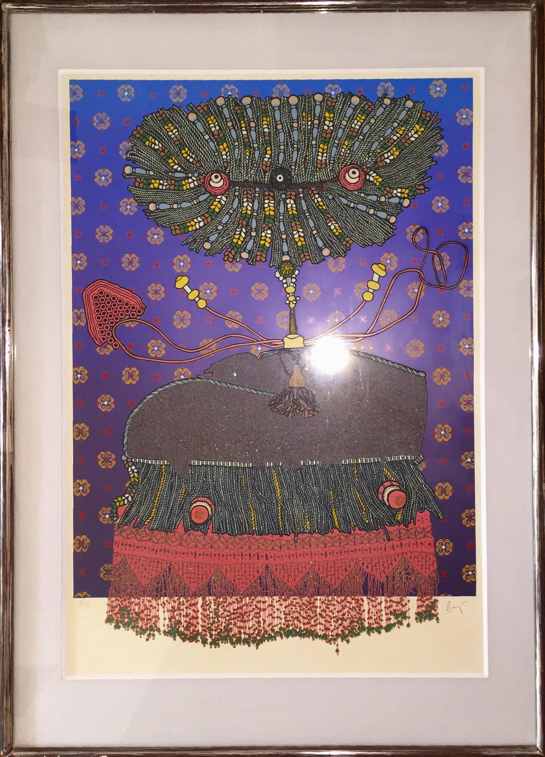 Enrico Baj - Surrealist Assemblage Collage Multiple Enrico Baj at ...