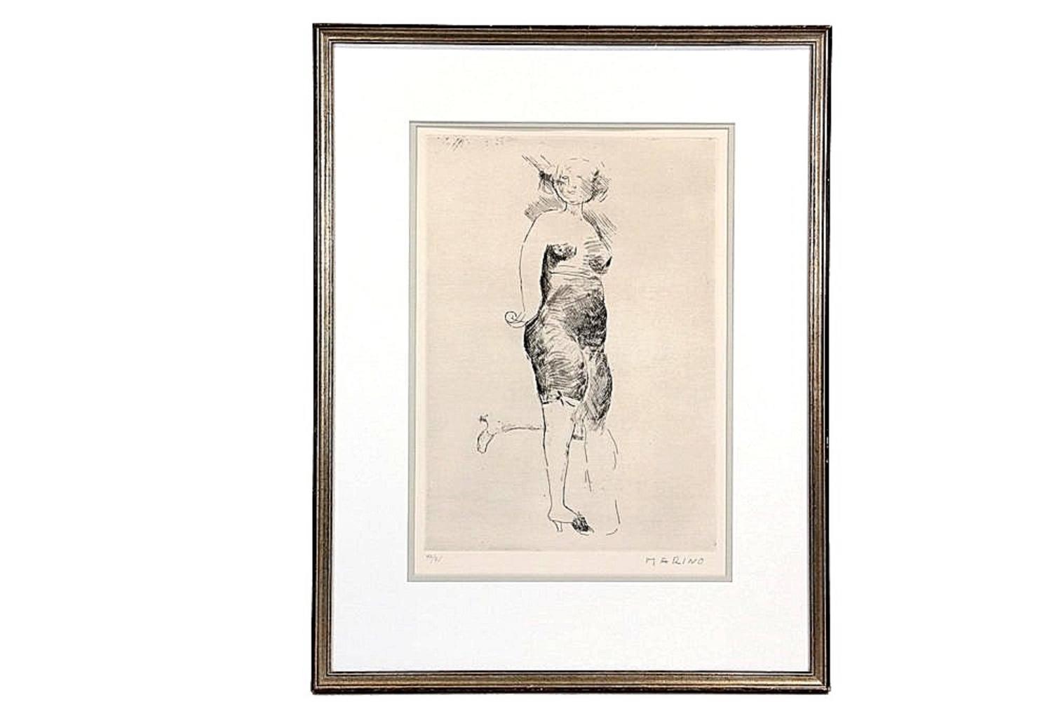 Marino Marini - Marino Marini Etching "Miracle" Hand Signed and ...