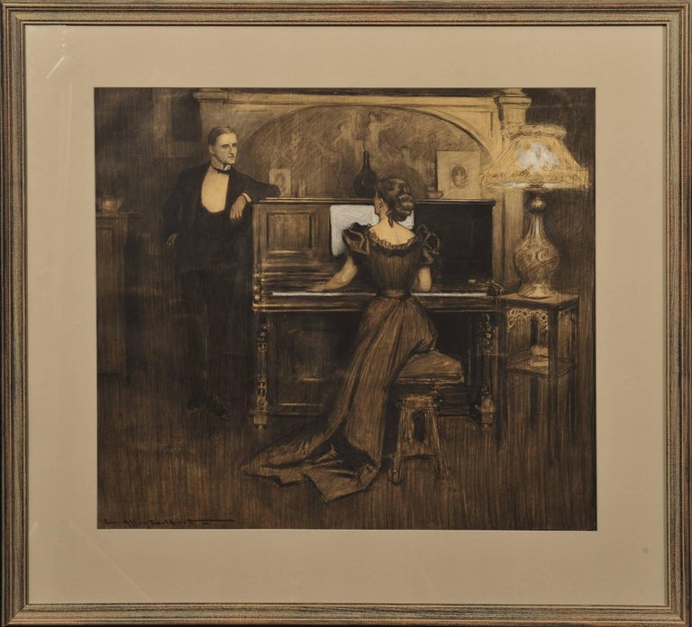 Charles Allan Gilbert - The Pianist at 1stDibs | charles allan gilbert ...