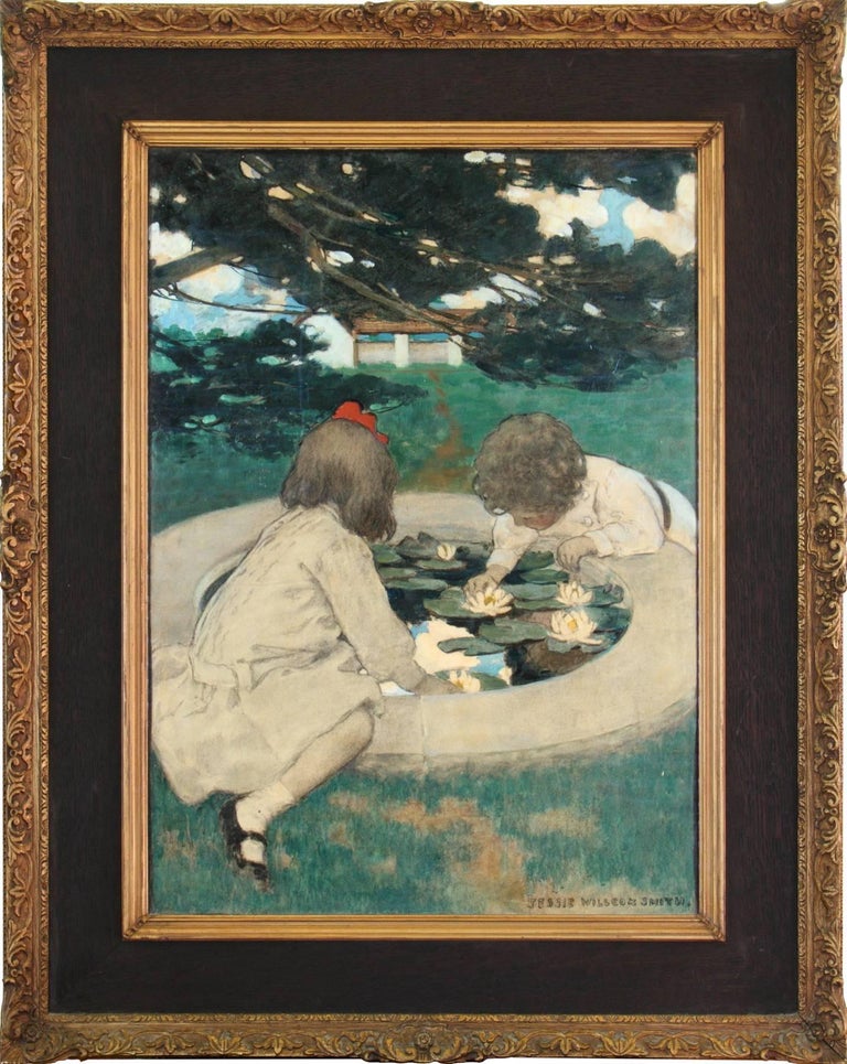 Jessie Willcox Smith - The Lily Pool For Sale at 1stDibs | jessie ...