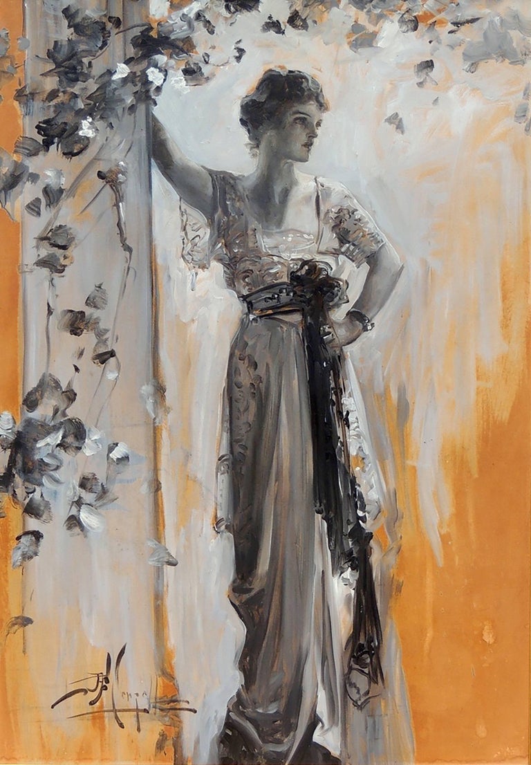 Albert Beck Wenzell - Repose in Garden For Sale at 1stDibs