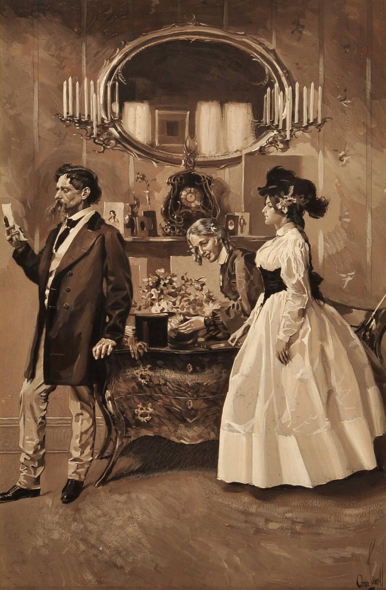 Orson Lowell - Story Illustration For Sale at 1stDibs