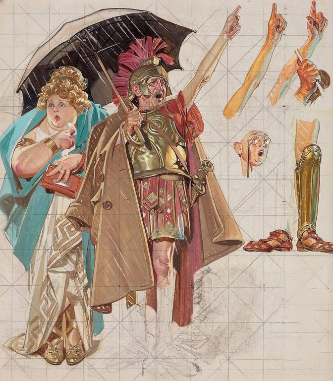 Joseph Christian Leyendecker - Study for Saturday Evening Post Cover ...