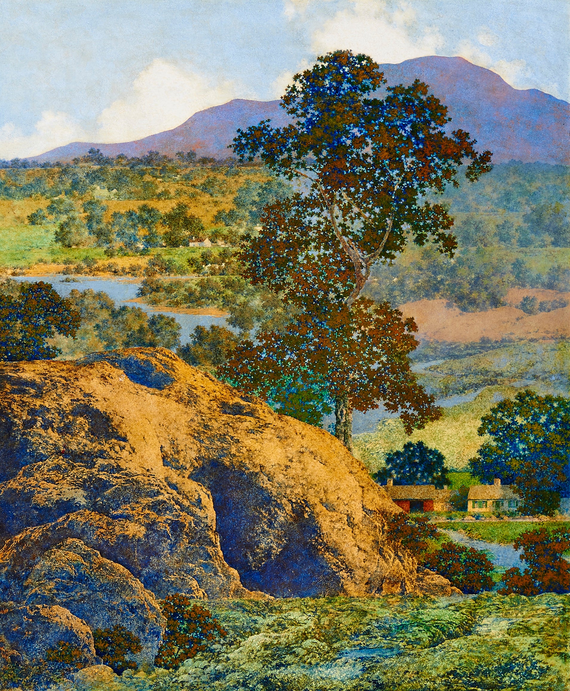 Maxfield Parrish - The Old Mill For Sale at 1stDibs