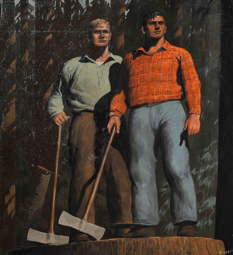 Robert Riggs - Filling the Biggest Lumber Order on Record For Sale at ...