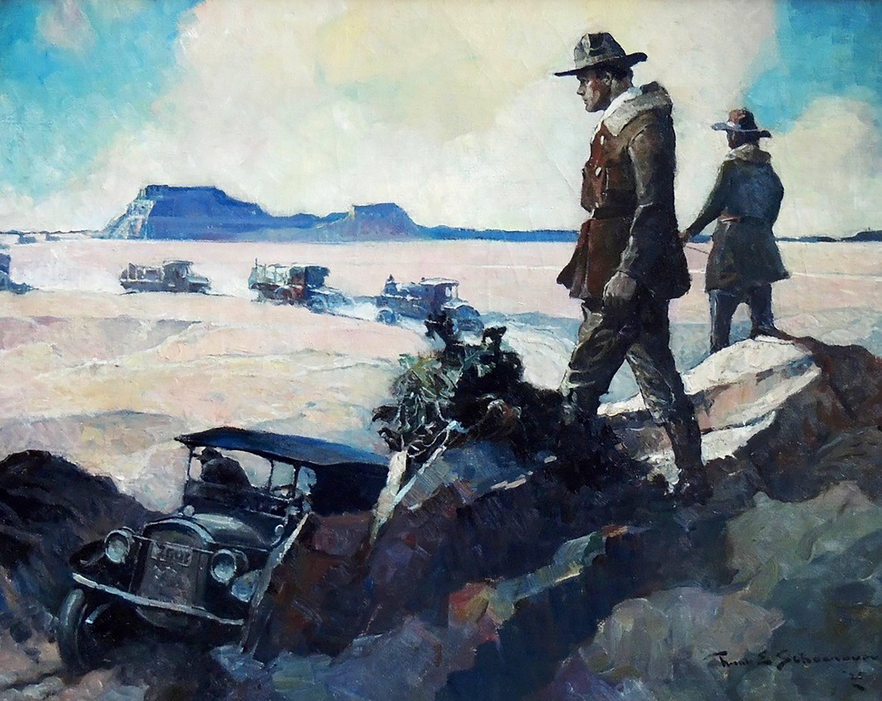 Frank Schoonover - The Convoy at 1stDibs