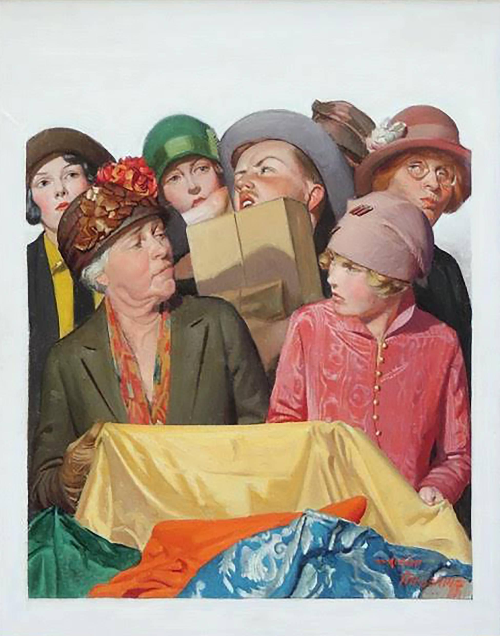 Leslie Thrasher - 'No Man's Land' Liberty Mag Cover For Sale at 1stDibs