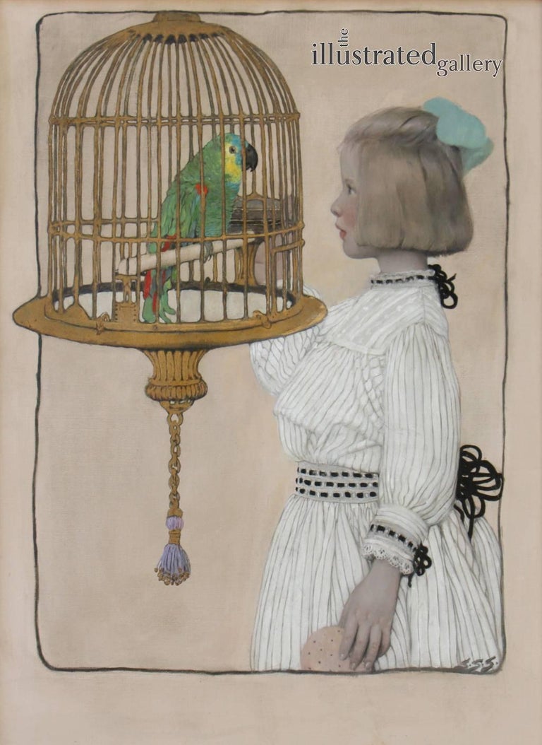 George Quaintance - Night in the Desert, Painting at 1stdibs