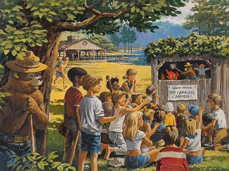 Rudolph Wendelin - Smokey the Bear at 1stDibs