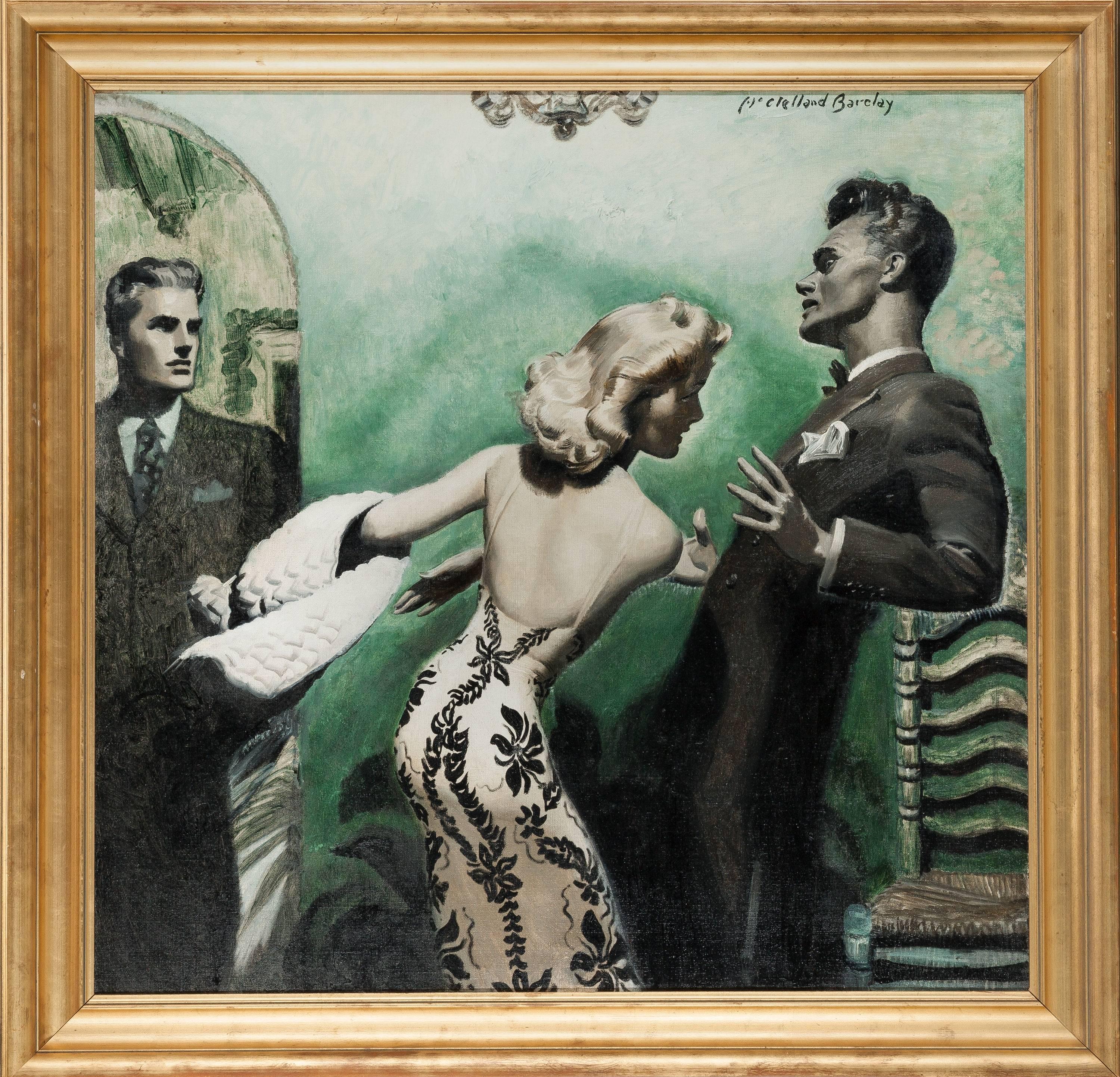 McClelland Barclay - The Confrontation at 1stDibs | mcclelland barclay