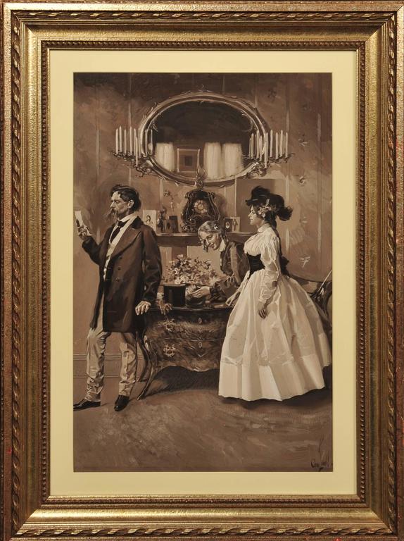 Orson Lowell - Story Illustration For Sale at 1stDibs