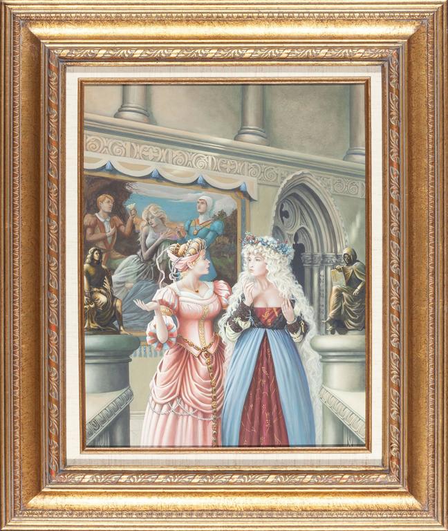 David A. Cherry - Millie and Repunzel, Xanth Calendar Illustration For ...