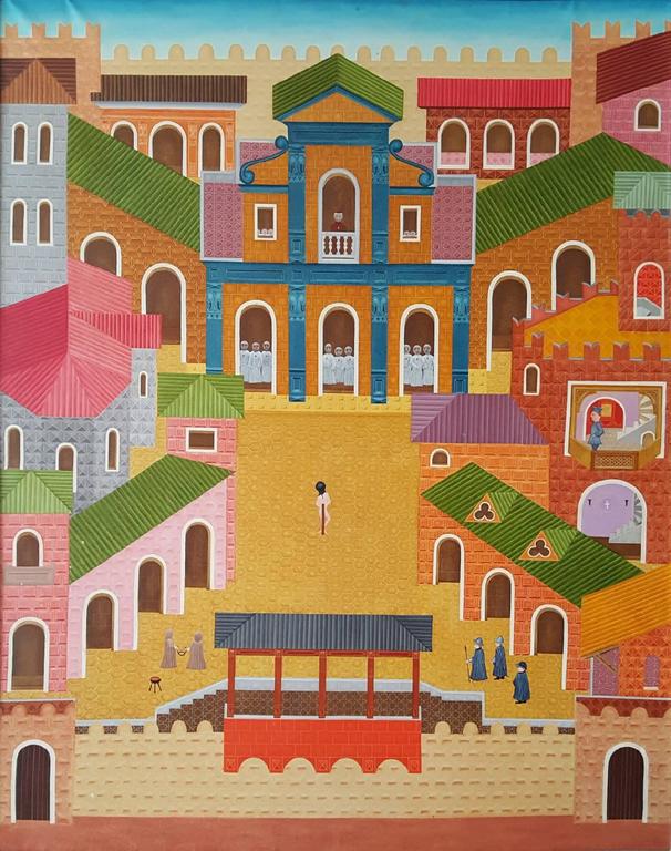 Philip Castle - Judgment, Painting For Sale at 1stdibs