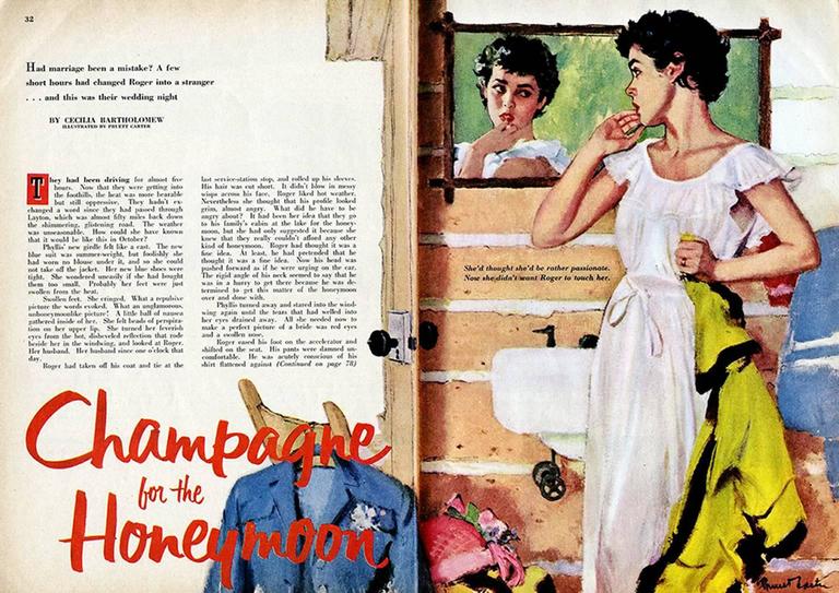 Pruett Alexander Carter - Champagne for the Honeymoon For Sale at 1stDibs