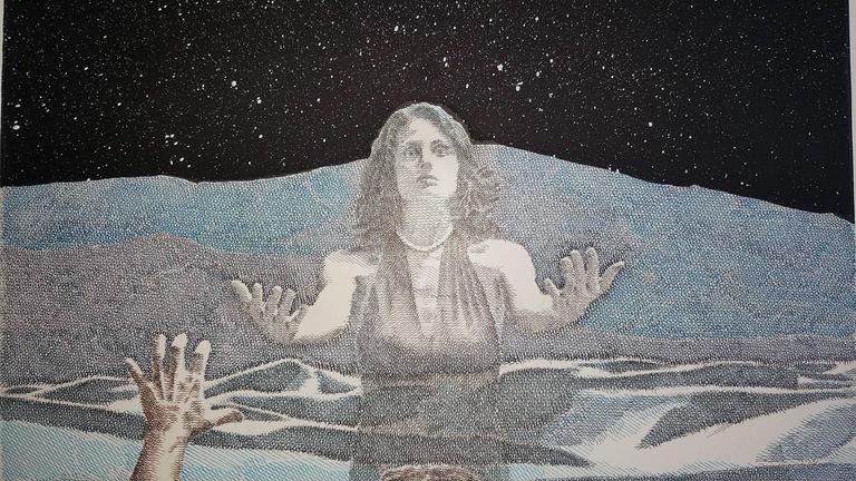 Murray Tinkelman - A Stir of Echoes, paperback cover at 1stDibs