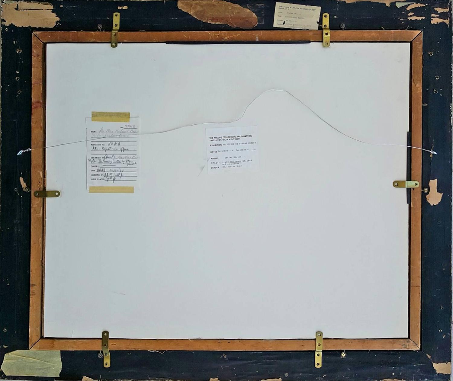 Stefan Hirsch - The Burning Castle For Sale at 1stdibs