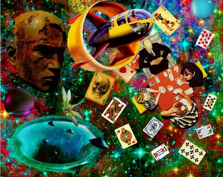 Robert Fleischman - Card Game For Sale at 1stdibs