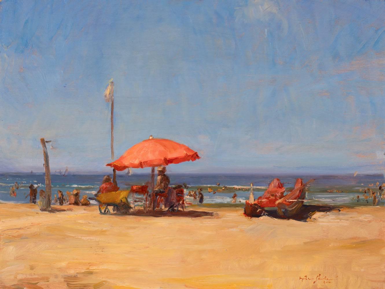 Angel Ramiro Sanchez - Evening Ocean For Sale at 1stDibs