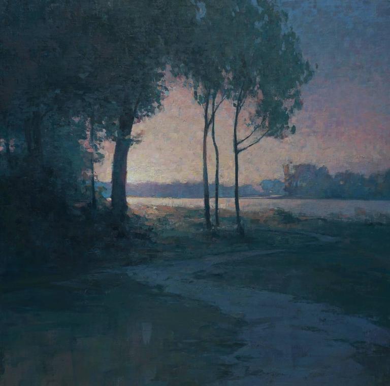 Stephen Bauman - Sunset at Sagamore, Painting For Sale at 1stdibs