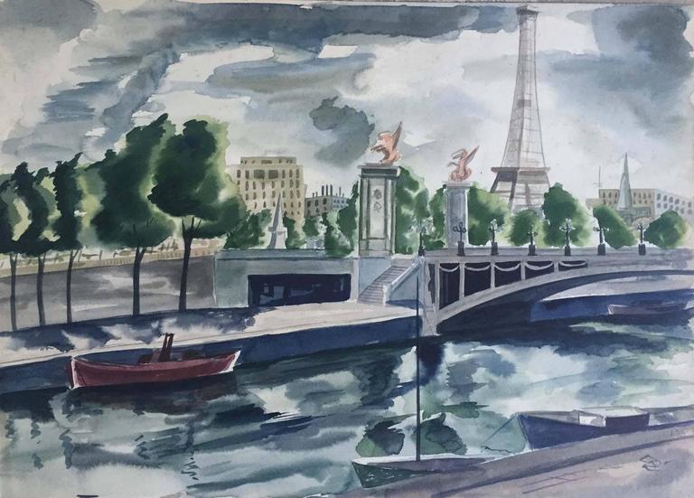 David Segel - VIEW OF TOUR EIFFEL For Sale at 1stDibs