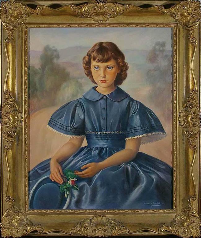 Alexander Rosenfeld - Portrait of a Young Girl For Sale at 1stDibs