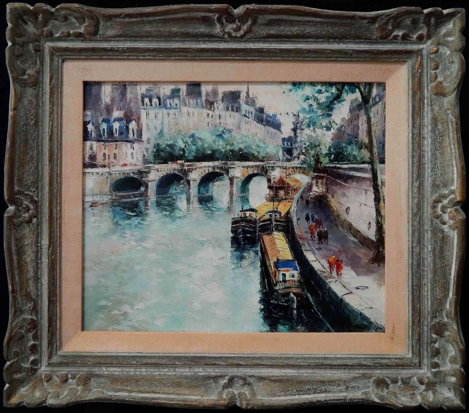 Stephane Wrobel - Paris Canal For Sale at 1stDibs