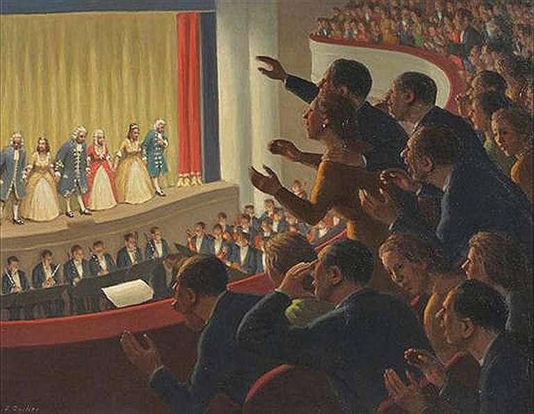 Fermin Rocker - AT THE THEATER at 1stDibs