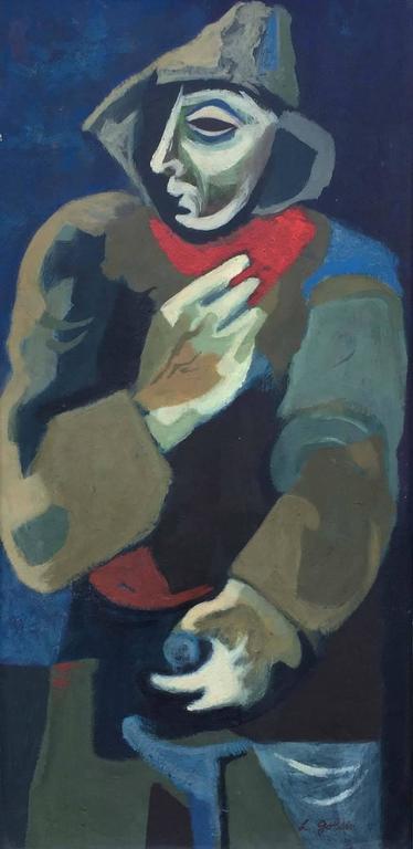Leon Goldin - Man with Hood at 1stDibs