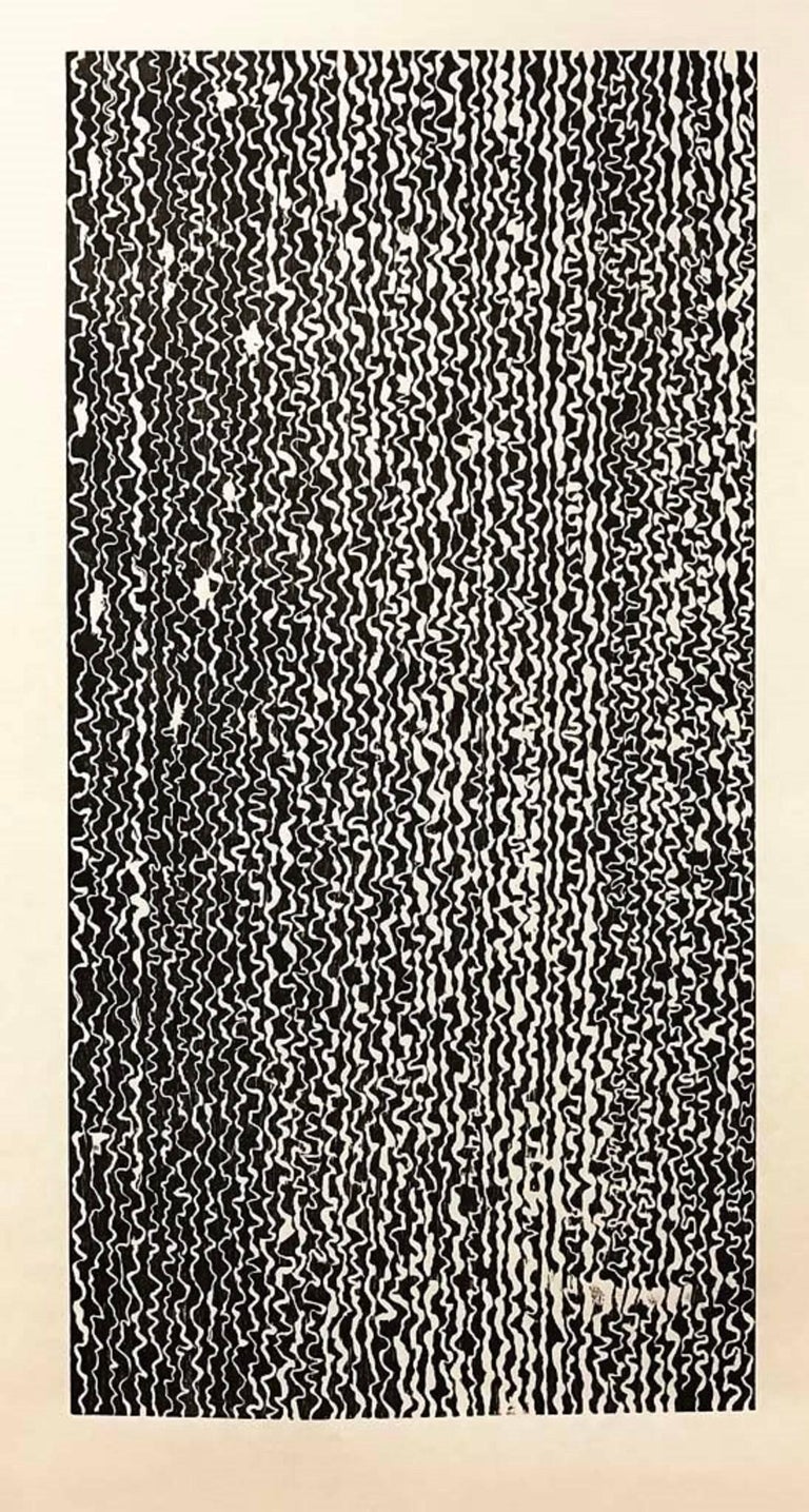 Bill Pangburn - Hudson Beiseite 1 Black Bill Pangburn abstract work on ...