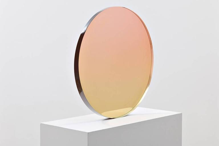 DeWain Valentine - Circle, Sepia to Rose at 1stDibs