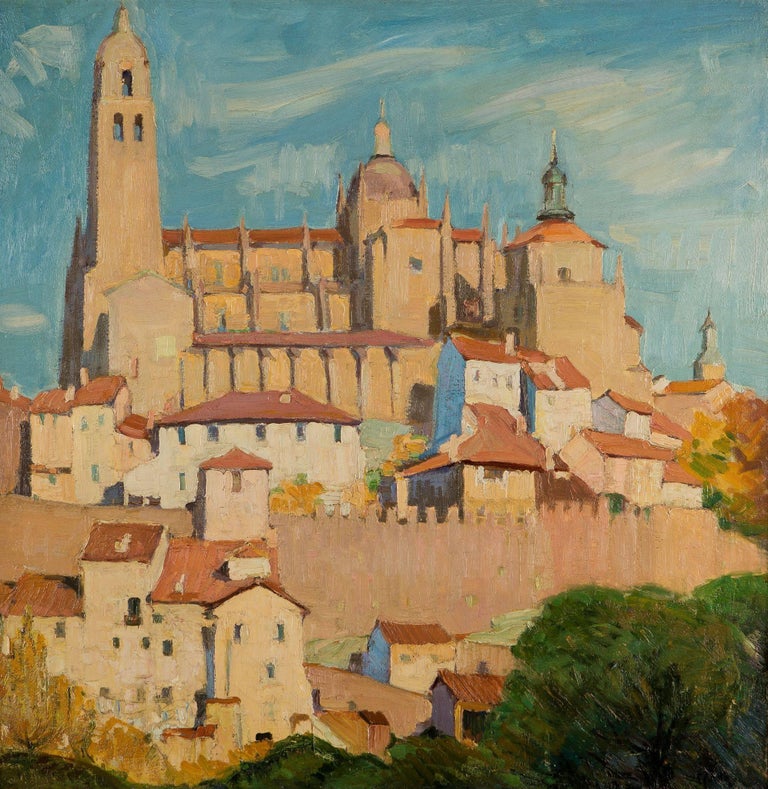 Ernest David Roth - View of Segovia For Sale at 1stDibs
