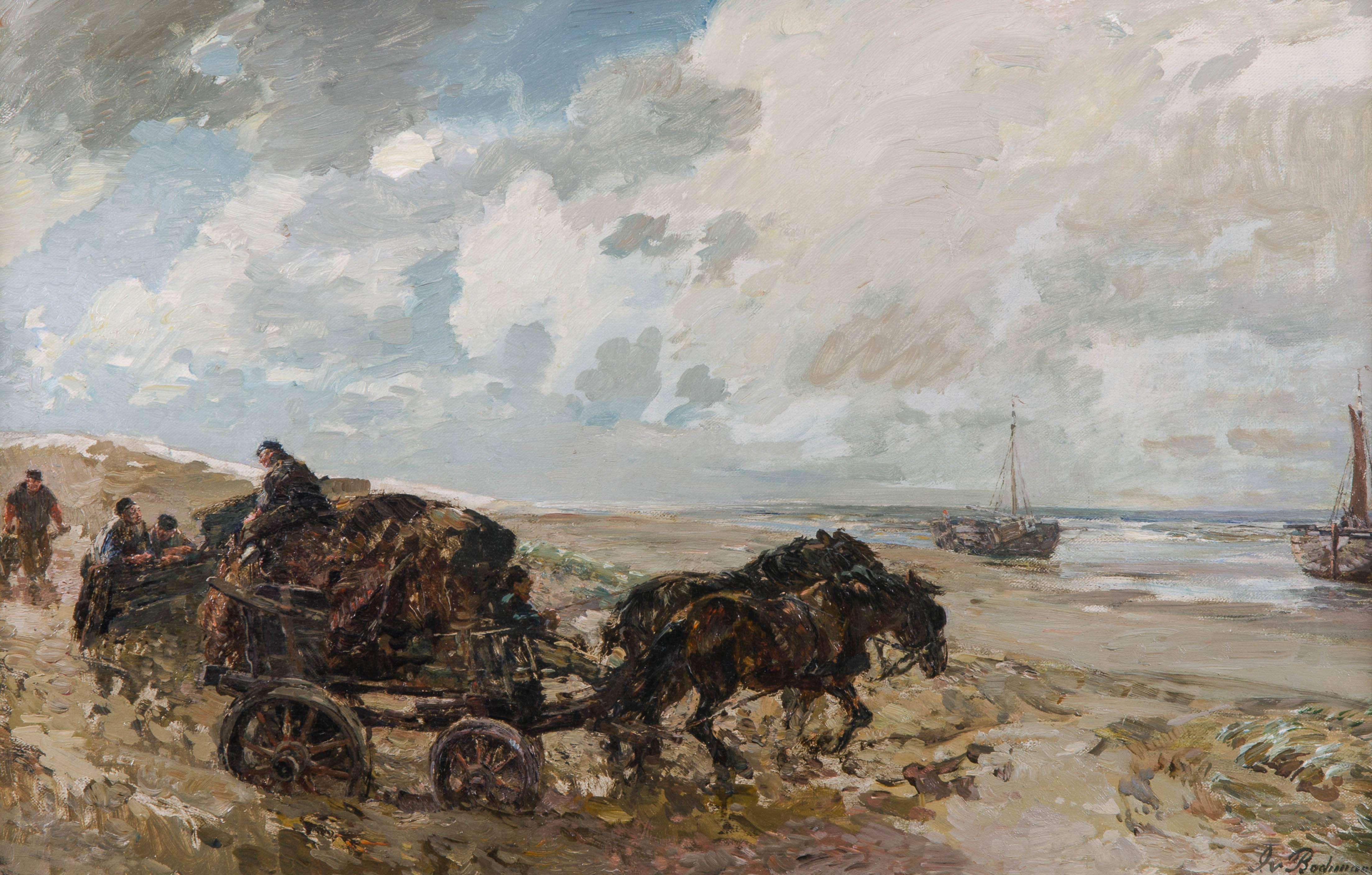 Gregor von Bochmann - Beach view near Katwijk at 1stDibs | gregor von ...