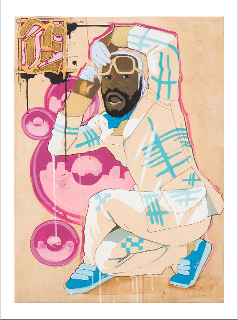 Iona Rozeal Brown - Archangel "E" (Eating it) For Sale at 1stDibs