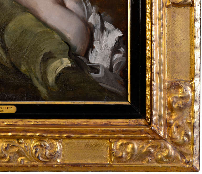 Georg Papperitz - 'Young Resting Woman' For Sale at 1stDibs