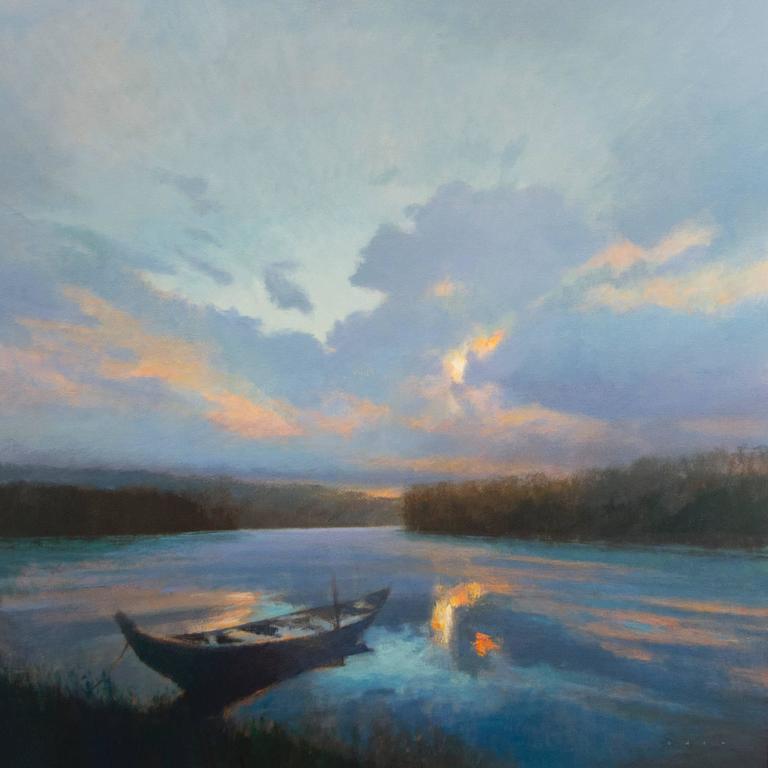 Stephen Bach - River in Blues For Sale at 1stDibs