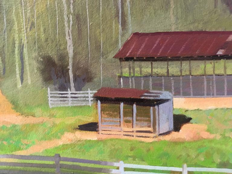 Luke Allsbrook - Last Light on Nancy's Farm For Sale at 1stDibs