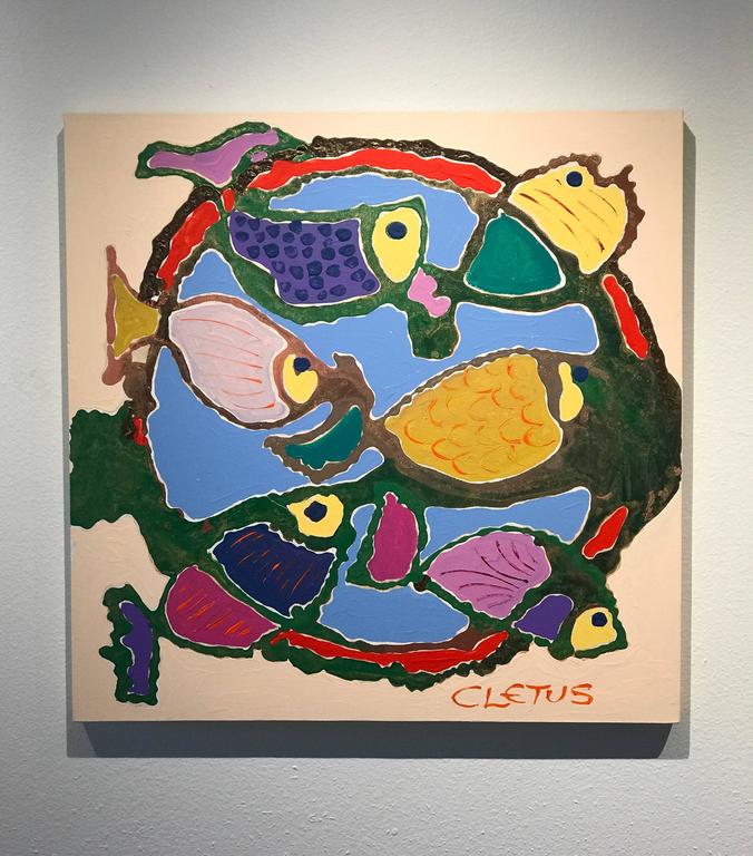 Bro. Cletus Behlmann - Circle of Fish at 1stDibs